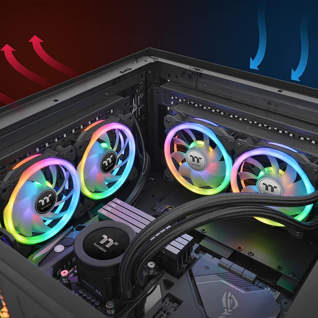 Thermaltake SWAFAN 14 RGB Radiator Fan TT Premium Edition (3-Fan Pack)