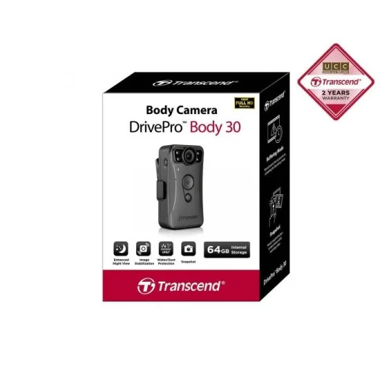 Transcend DrivePro Body 30 Video Camera Camcorder Price in BD.