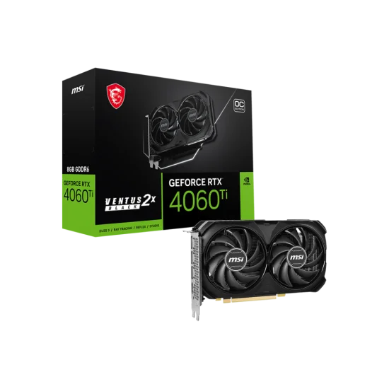 MSI GeForce RTX 4060 Ti VENTUS 2X BLACK 8G OC Graphics Card | UCC BD
