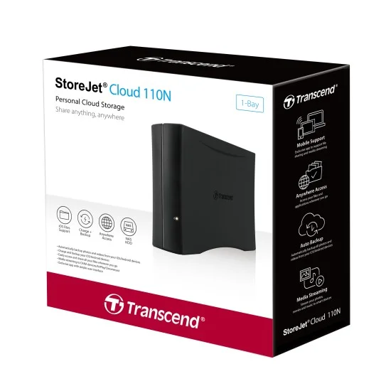 Transcend 4TB StoreJet Cloud 110N Portable HDD Black Price in BD
