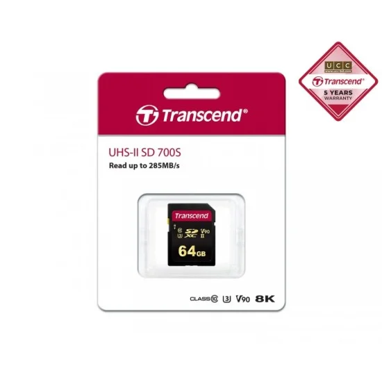 Transcend 64GB SDC700S SDXC Class3 UHS-II SD Card Price in BD