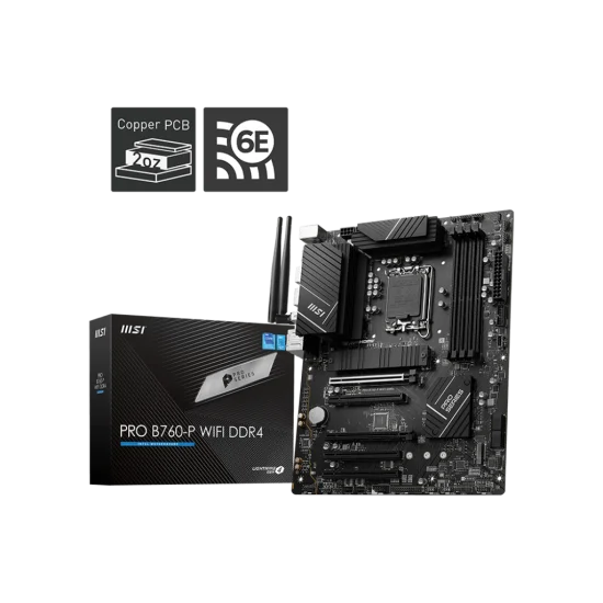 MSI PRO B760-P WIFI DDR4 ATX Motherboard Price in Bangladesh