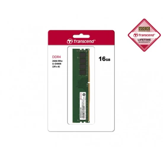 Transcend 16GB JetRAM 16GB DDR4 2666MHZ U-DIMM 1RX8 Desktop RAM