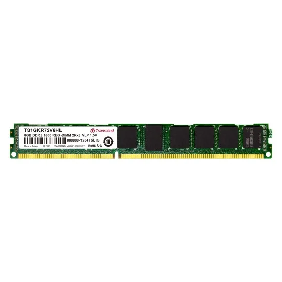 Transcend 8GB 1600MHz DDR3 Registered Long Dimm Ram Price in BD